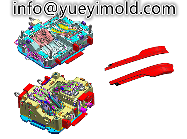 two color headlight mold – china quality 2k molds maker