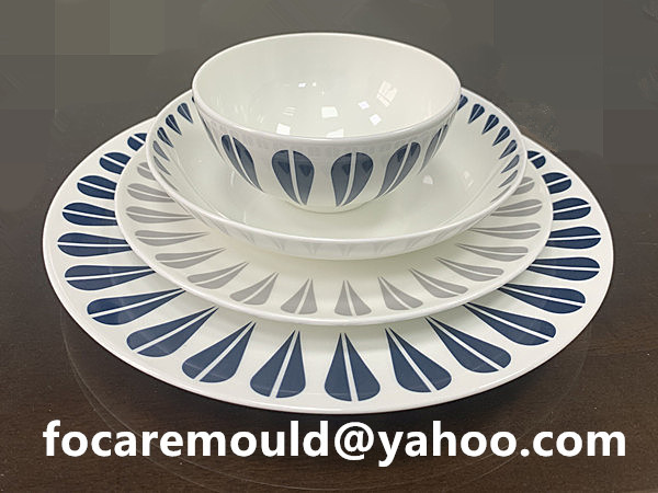 two color dishware mold – china quality 2k molds maker