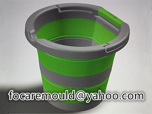 2k rubber bucket collapsible mold – china quality 2k molds maker