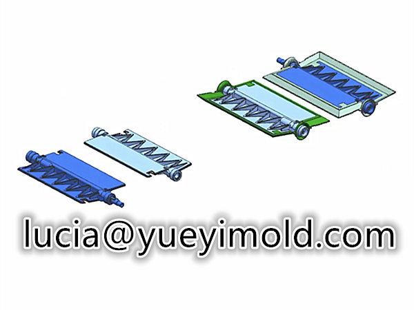 bi material air flow flaps mold – china quality 2k molds maker