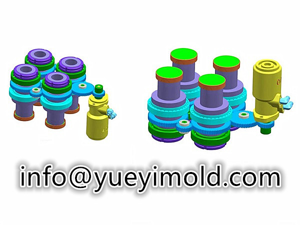 2k cosmetic cap mold – china quality 2k molds maker